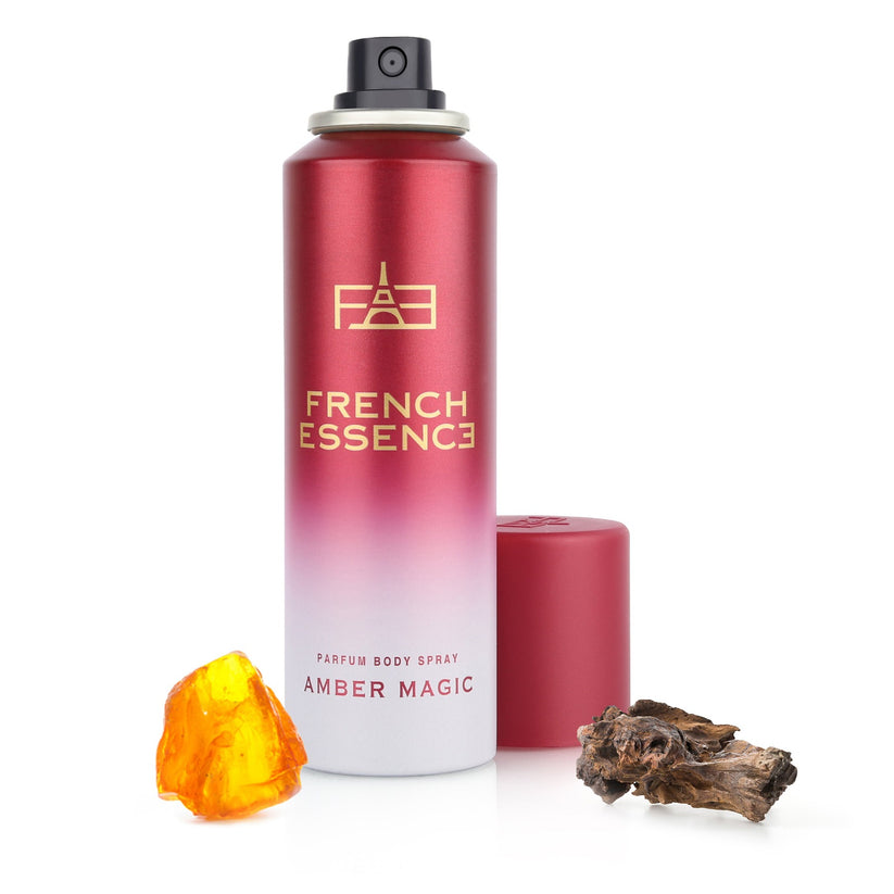 French Essence Amber Magic No Gas Parfum Body Spray for Men and Women