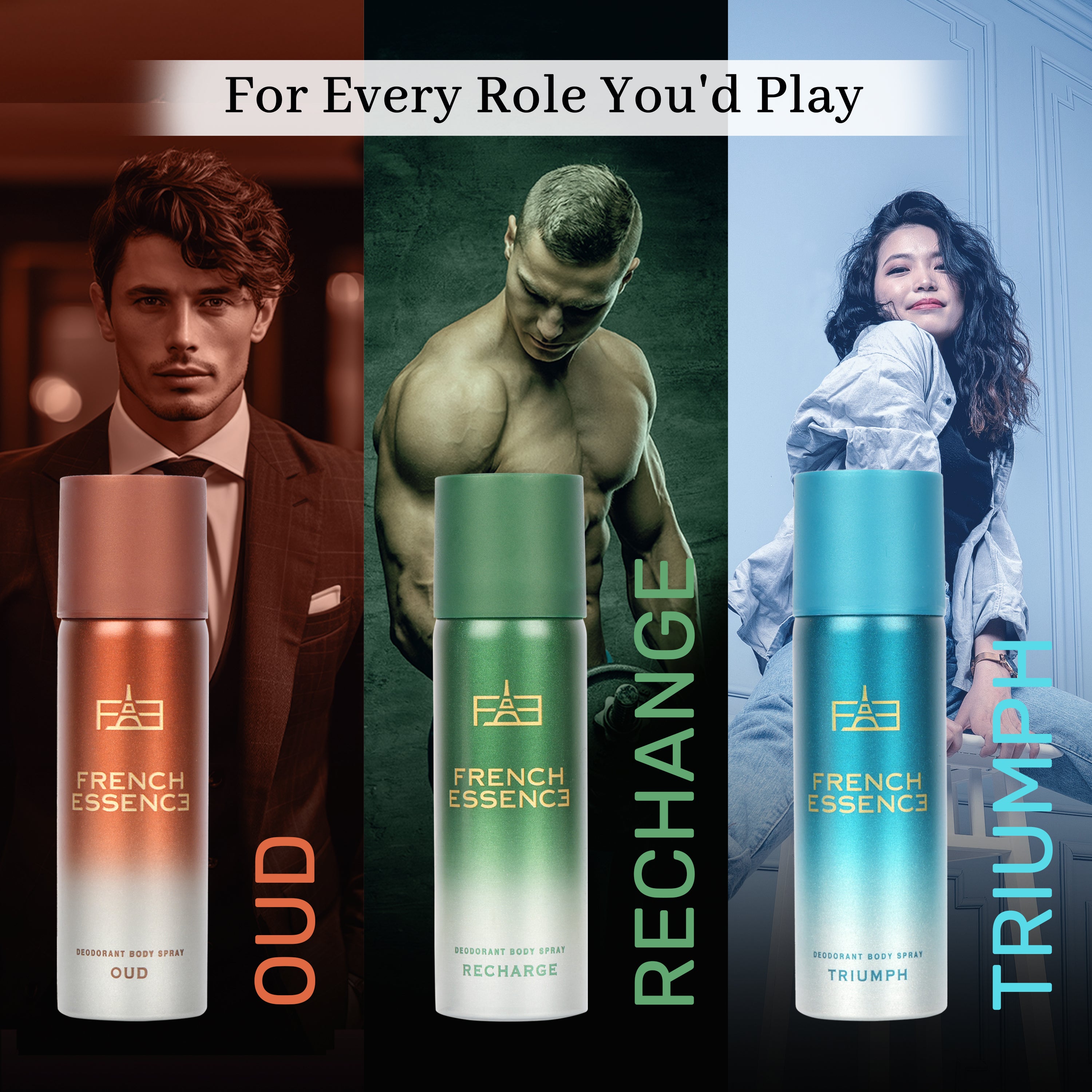 Buy Unisex Deodorant Body Spray Combo Pack | Skin Friendly Unisex Deo ...