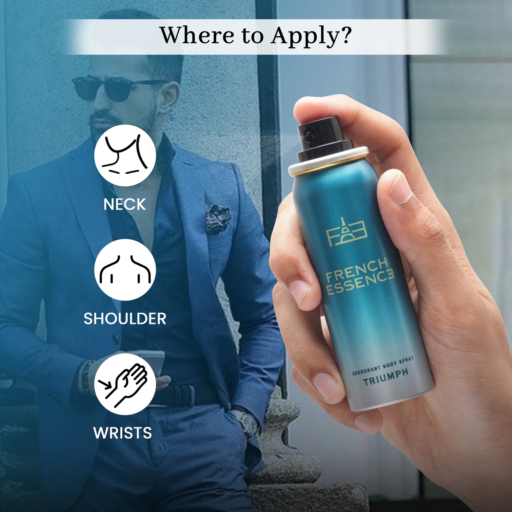 Buy Unisex Deodorant Body Spray Combo Pack | Skin Friendly Unisex Deo ...