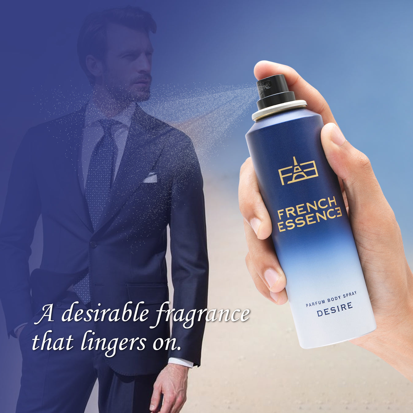 Desire No Gas Deodorant Online - Long-Lasting - 120 ML | French Essence